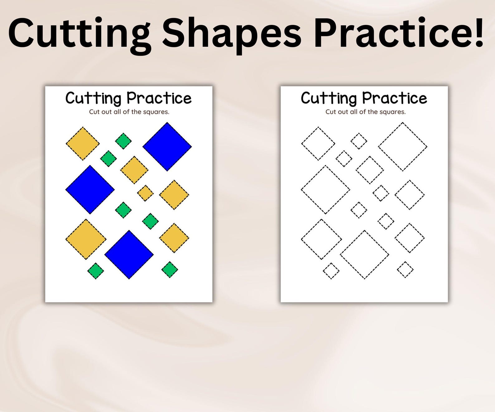 Scissor Skills | Cutting Practice | Preschool Worksheets | Preschool ...