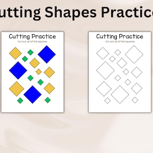 Scissor Skills | Cutting Practice | Preschool Worksheets | Preschool ...