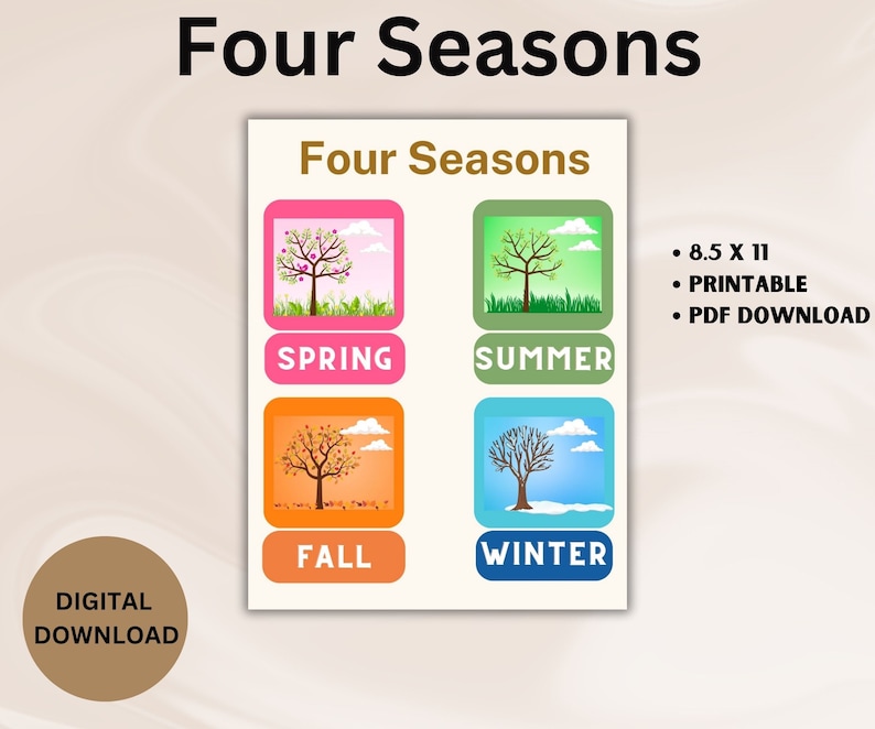 Homeschool Learning, Printables, Neutral Montessori Classroom Decor ...