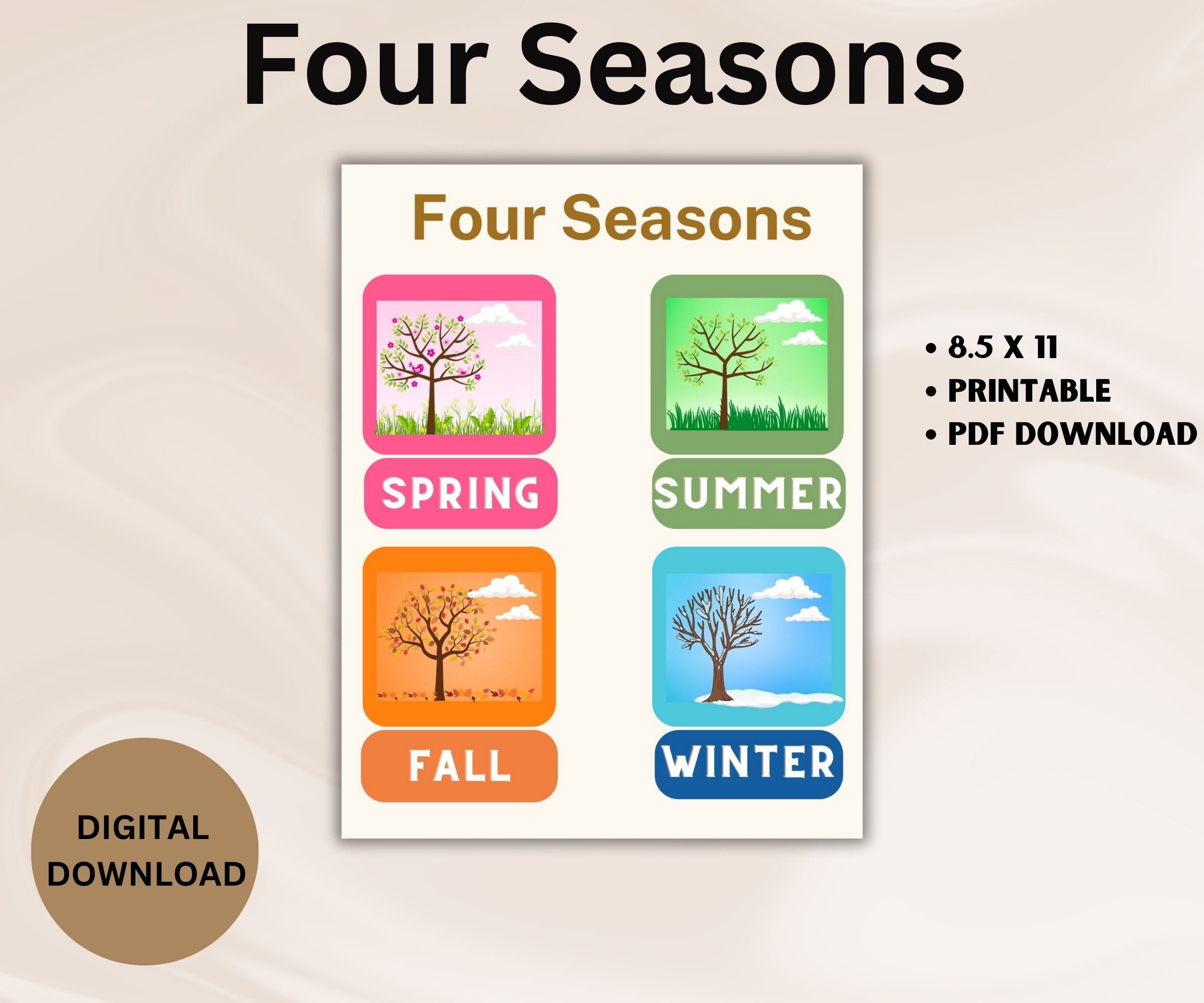 Homeschool Learning, Printables, Neutral Montessori Classroom Decor ...