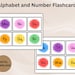 Printable Alphabet & Number Flashcards for Toddlers (digital Download ...