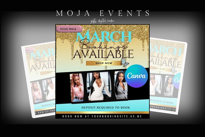 March Flyer Template Photography Flyer Template Social Media Posts ...