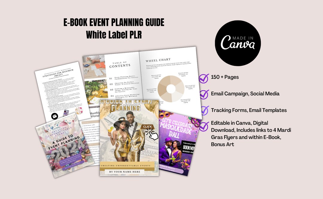 E-book White Label PLR Template for Event Planning A Comprehensive ...