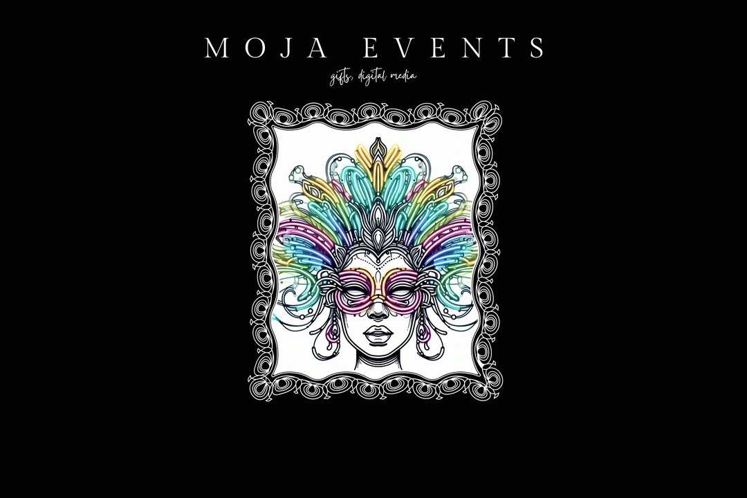 Mardi Gras Inspired Neon Art Masterpiece! Each Creation is Custom-made ...