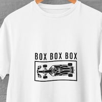 Formula 1 'box Box Box' T-shirt, Racing Fan Tee - Etsy