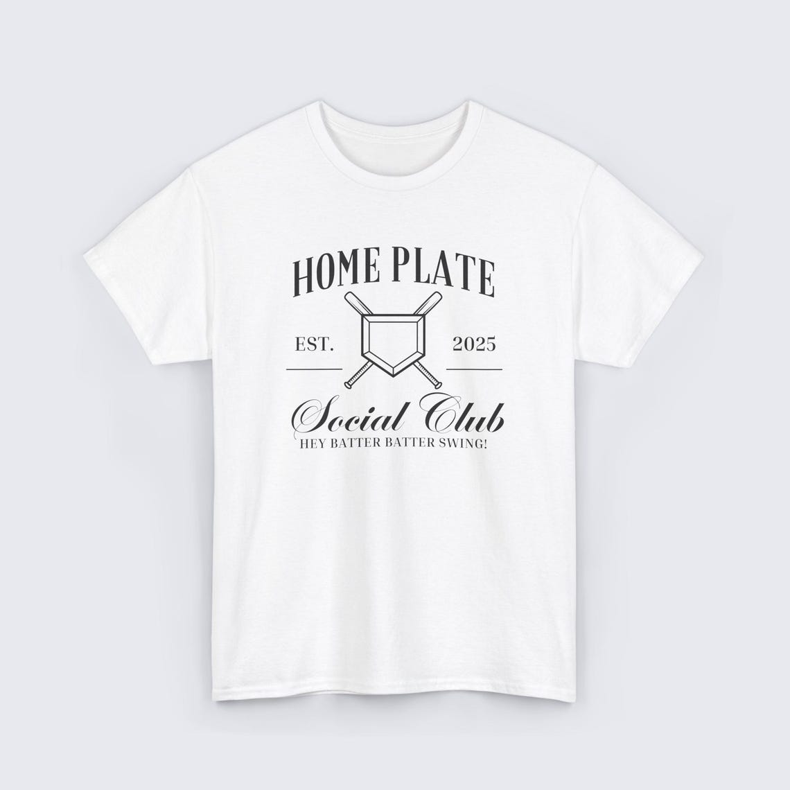 Home Plate Social Club Baseball T-shirt, Preppy Game Day Tee, Baseball ...