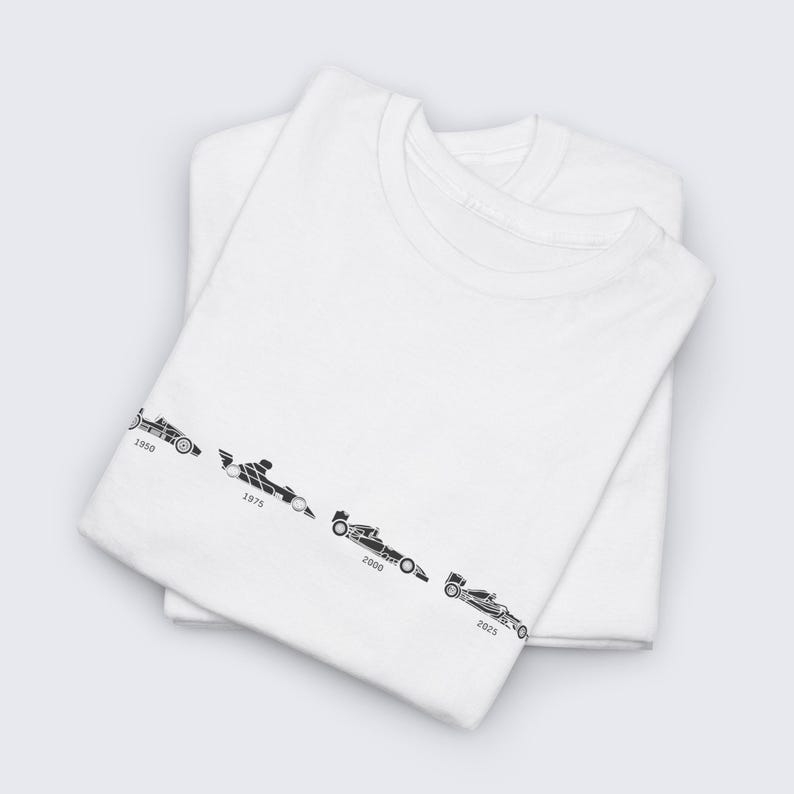Evolution of a F1 Car Shirt, Formula 1 Shirt, Race Weekend Formula 1 ...