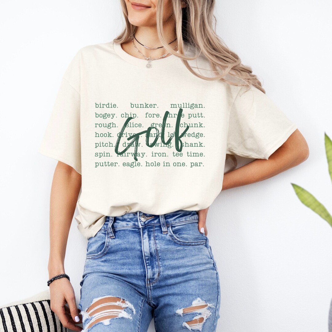 Golf T-shirt, Golf Shirt for Women, Ladies Golf Tee, Golfing Apparel ...