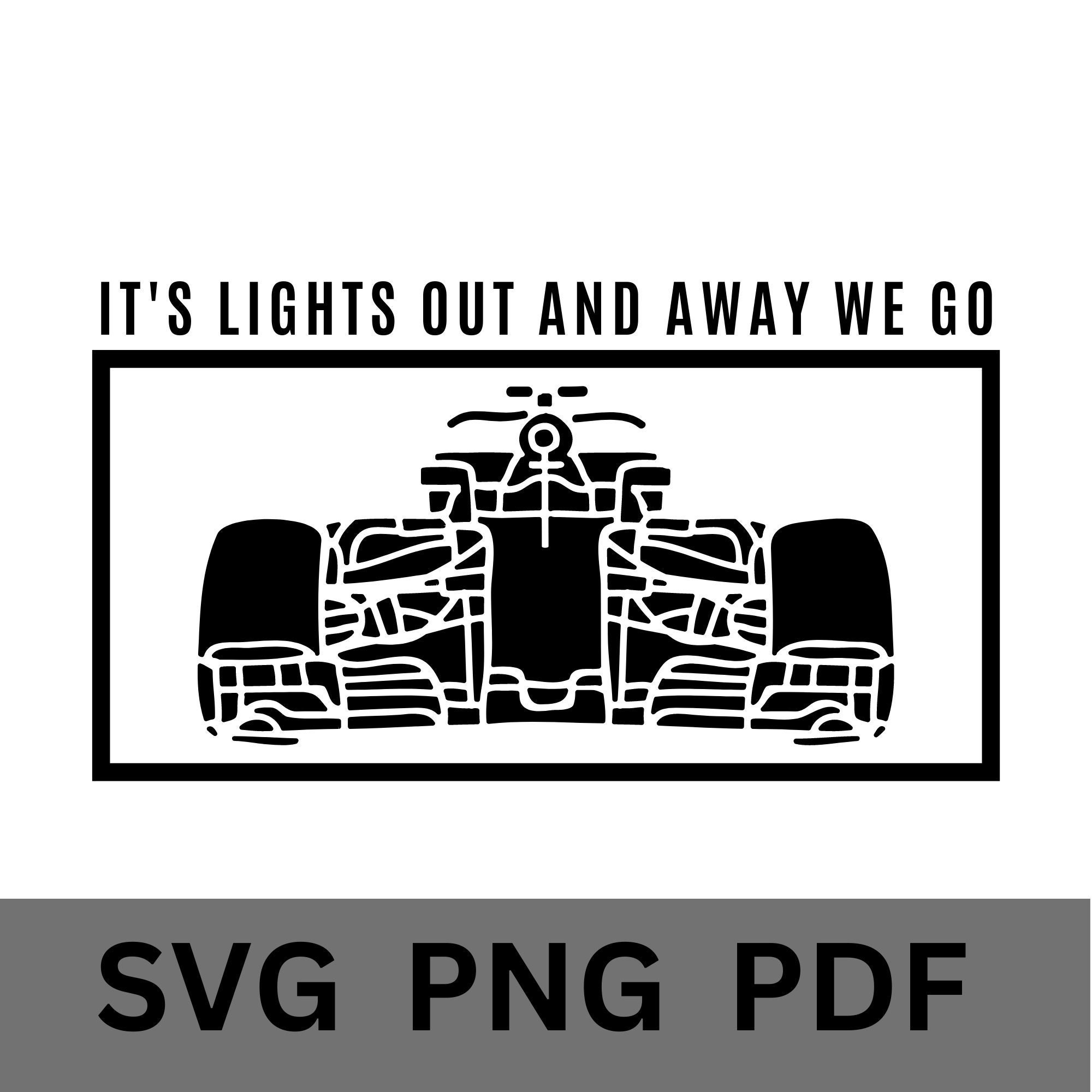 Formula 1 Svg, It's Lights Out F1 Svg, Formula One Svg, F1 Car Svg ...