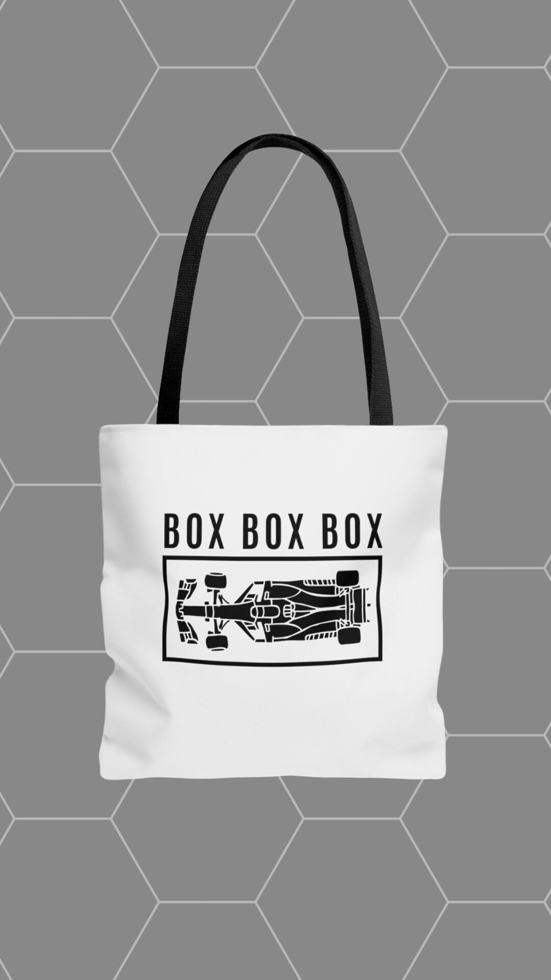Box Box Tote Bag, Formula 1 Tote Bag, Box Box F1 Tote, Formula 1 Beach ...