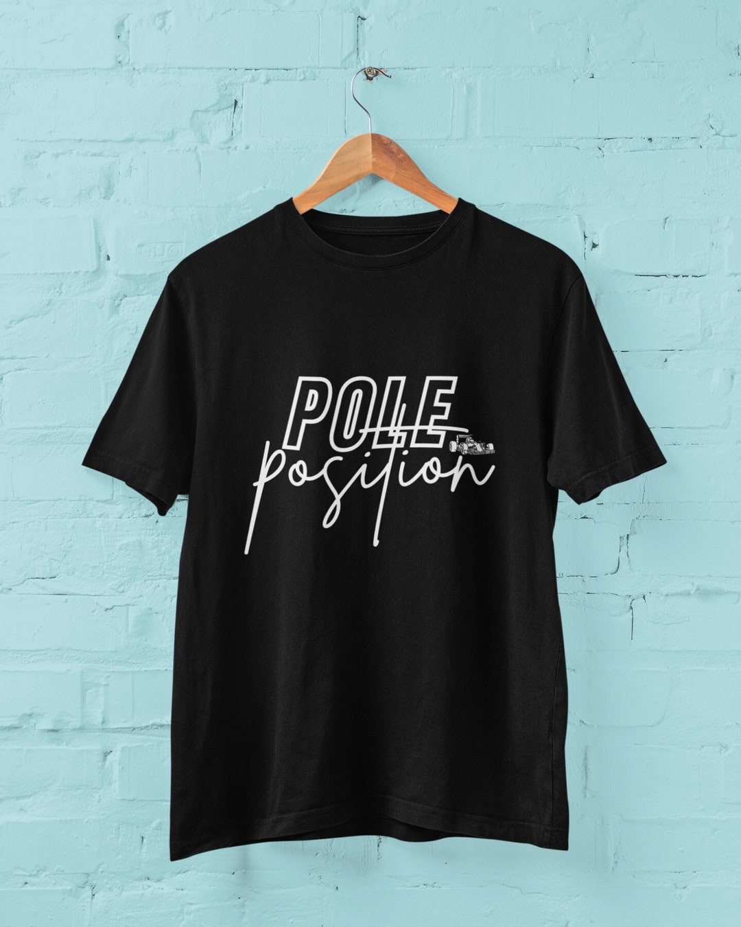 Pole Position Crewneck T-shirt, F1 Shirt, Formula 1 Shirt, Race Day ...