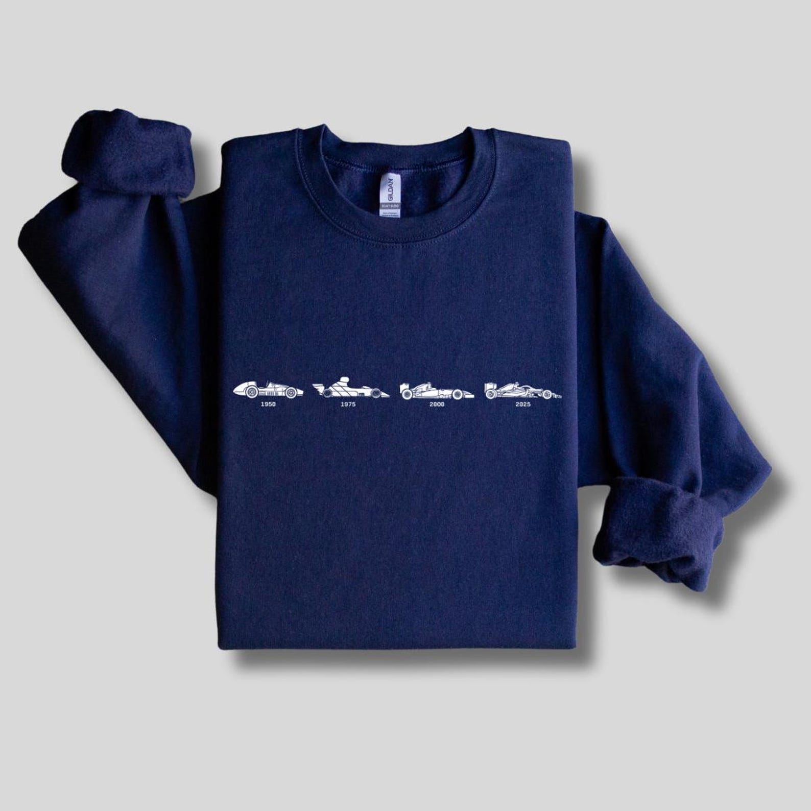 Evolution of a F1 Car Sweater, Formula 1 Crewneck Sweatshirt, Race ...