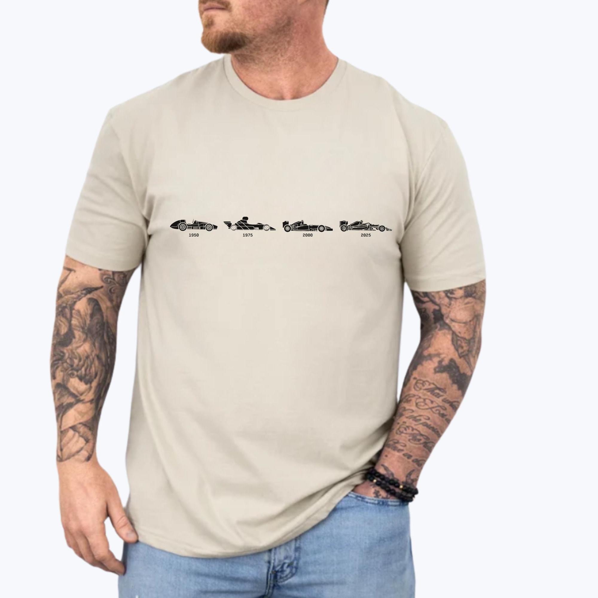 Evolution of a F1 Car Shirt, Formula 1 Shirt, Race Weekend Formula 1 ...
