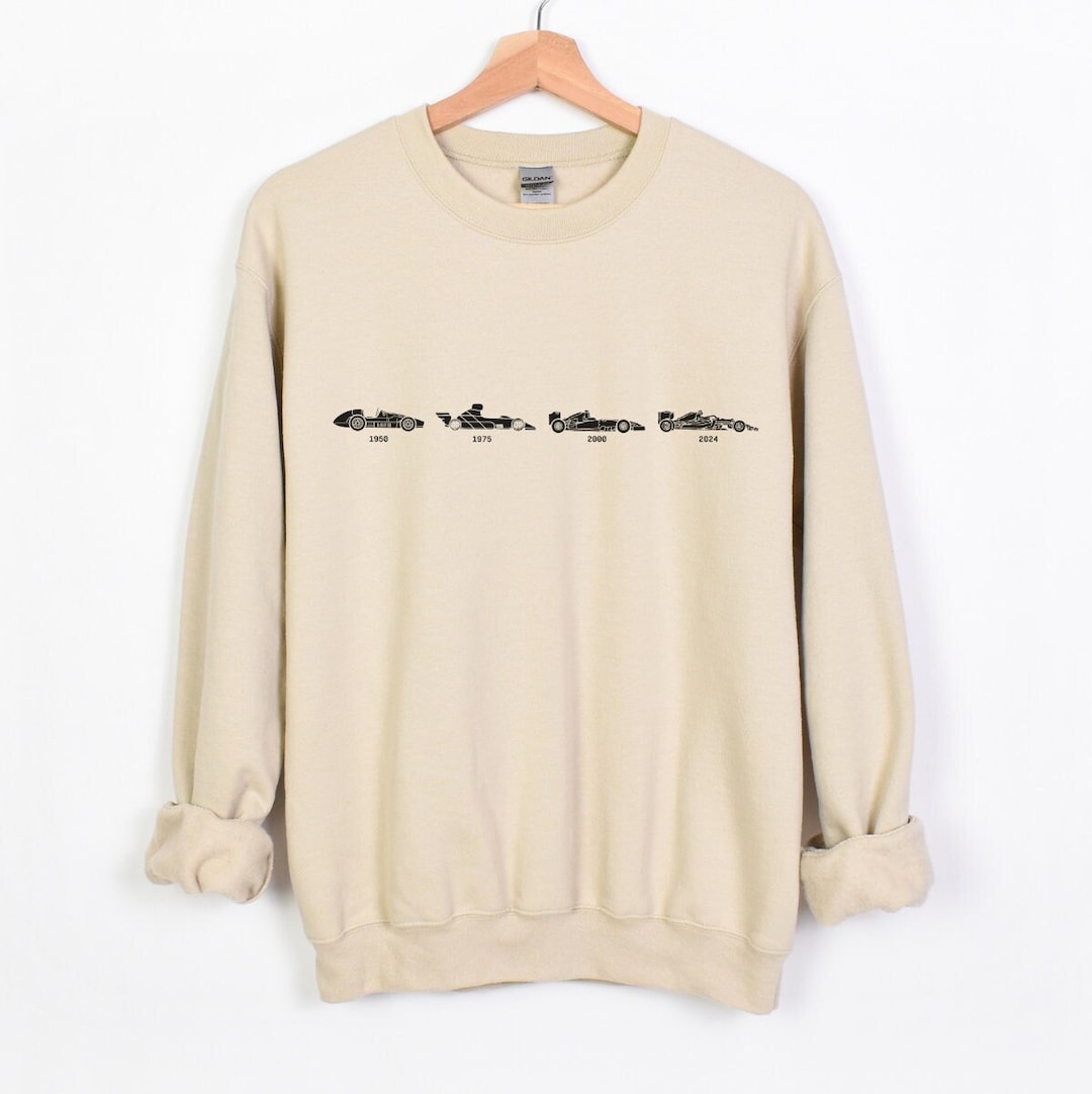 Evolution of a F1 Car Sweater, Formula 1 Crewneck Sweatshirt, Race ...