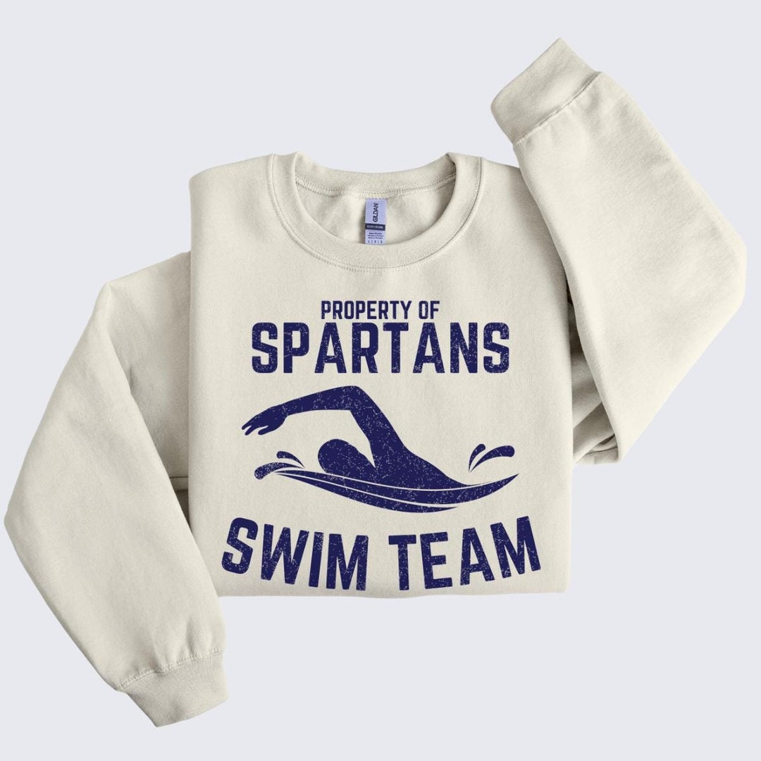 Custom Swim Team Sweater, Personalized Swimming Sweatshirt, Pullover ...