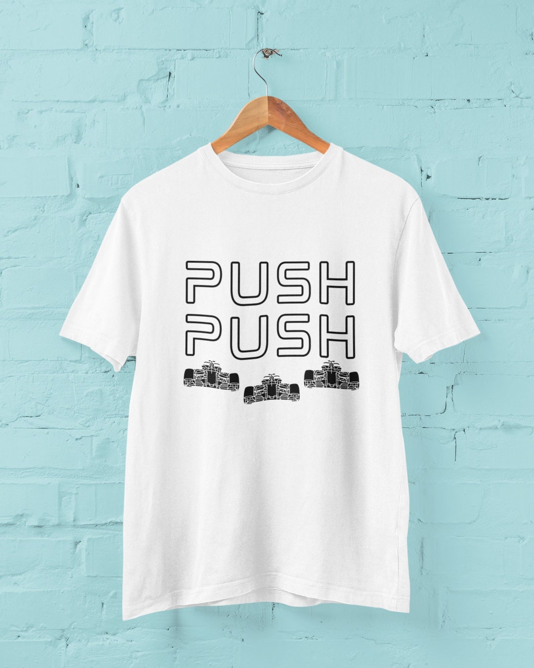 Push Push Racing T-shirt, Formula 1 Shirt, Formula 1 Crewneck, Formula ...