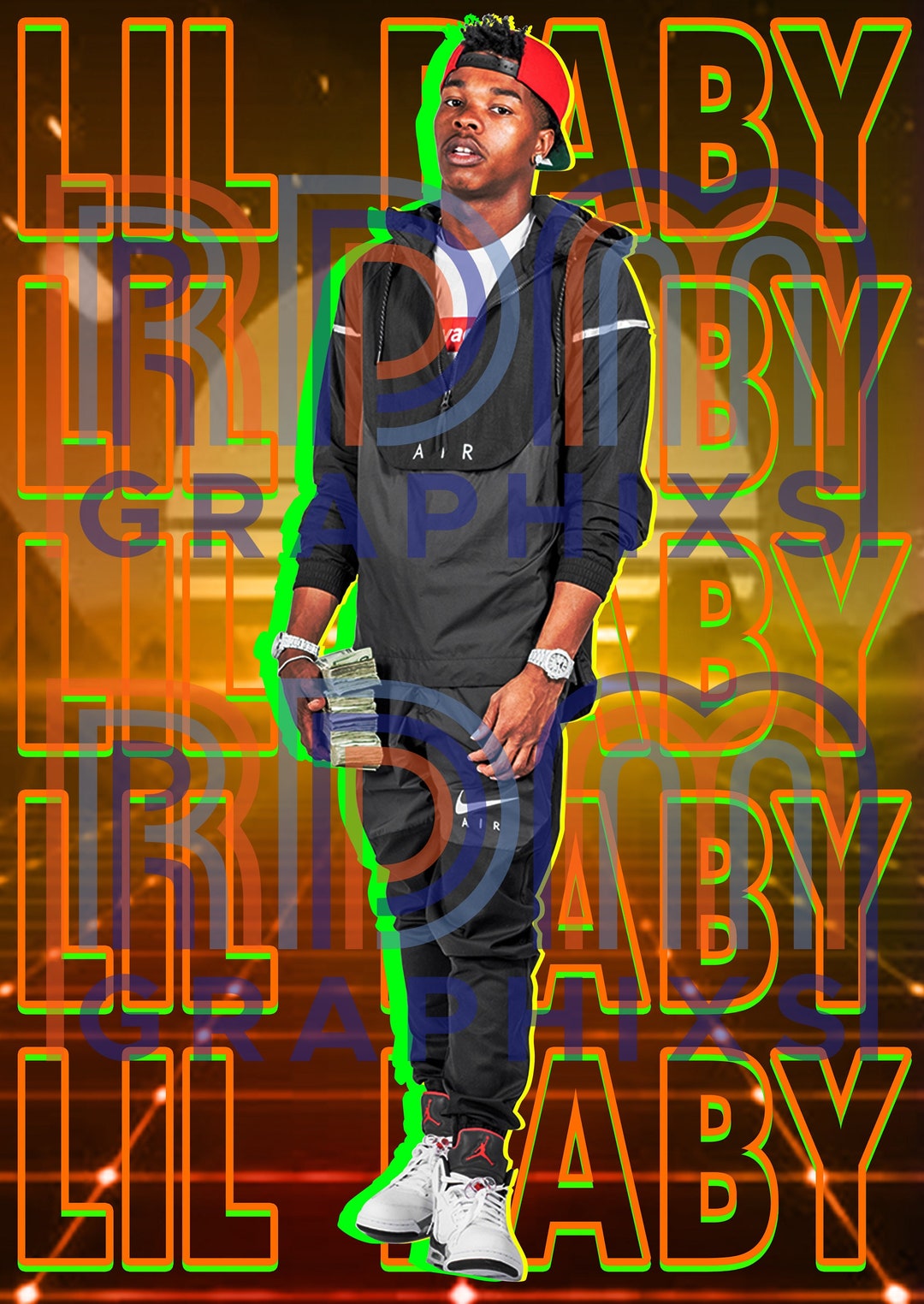 Lil Baby 2 Png, Ready to Print, Png File, Vintage Style, Bootleg T ...