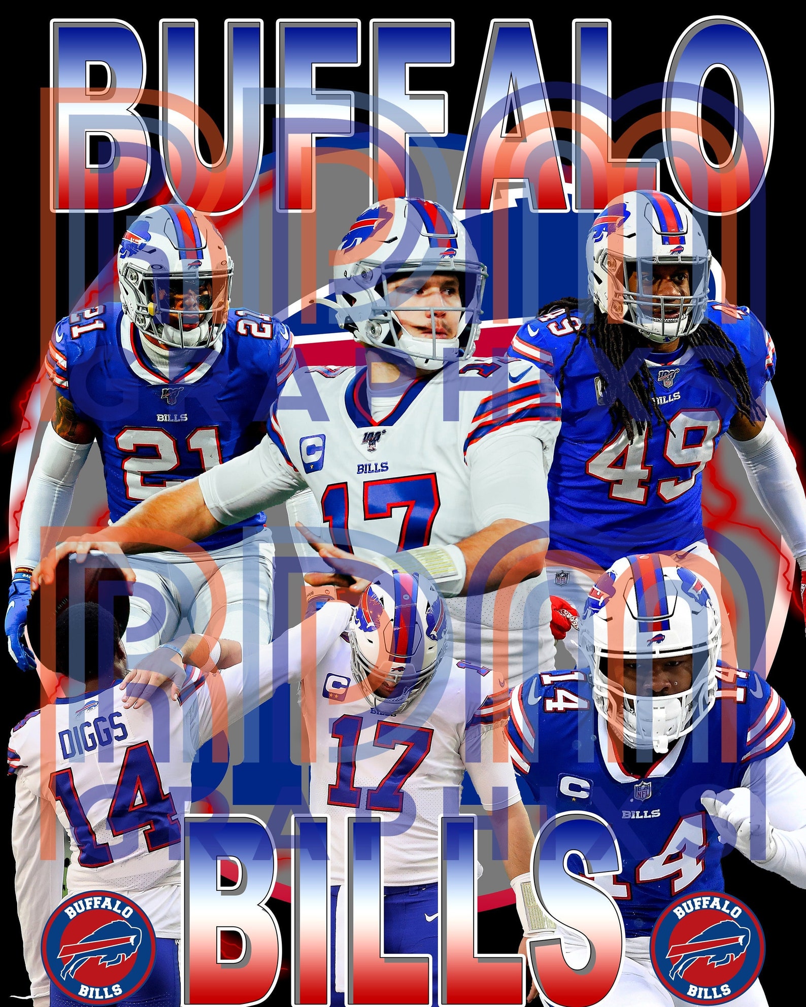 Buffalo Png Jpg Bills Png Jpg Josh Allen Png Jpg Football - Etsy