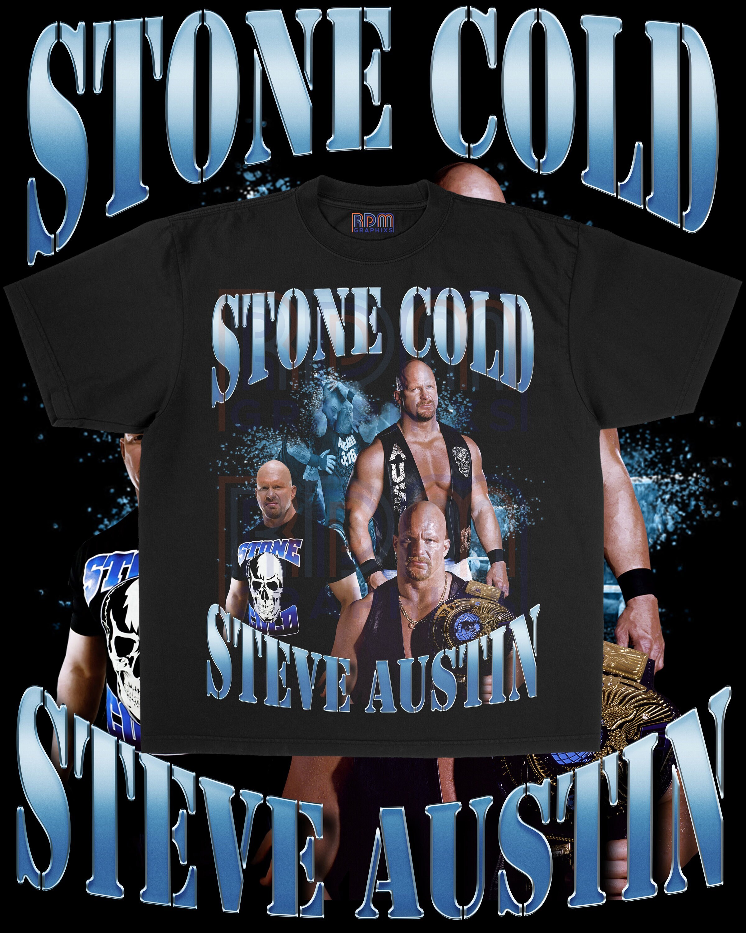 Stone Cold Shirt WWF Vintage Shirt Retro Tee Bootleg - Etsy