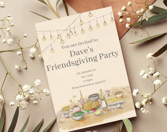 Friends Gathering Invitation - Etsy