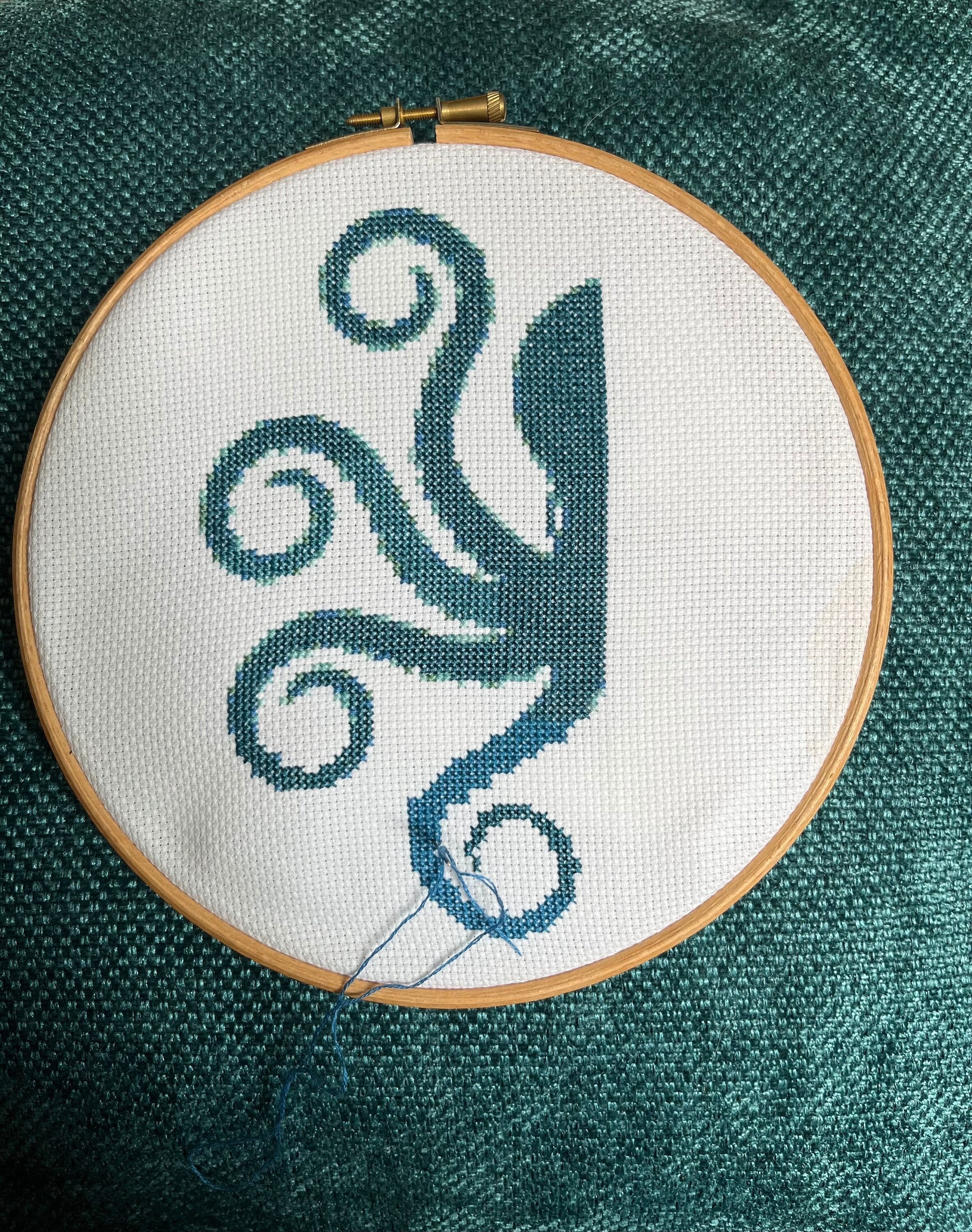 Octopus Cross Stitch Pattern PDF Instant Digital Download-sewing ...