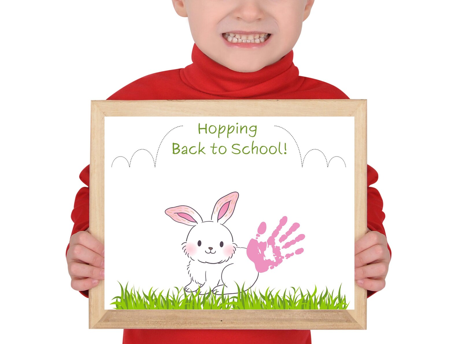 Kids Back to School Handprint Craft Printable Activity for Infants ...