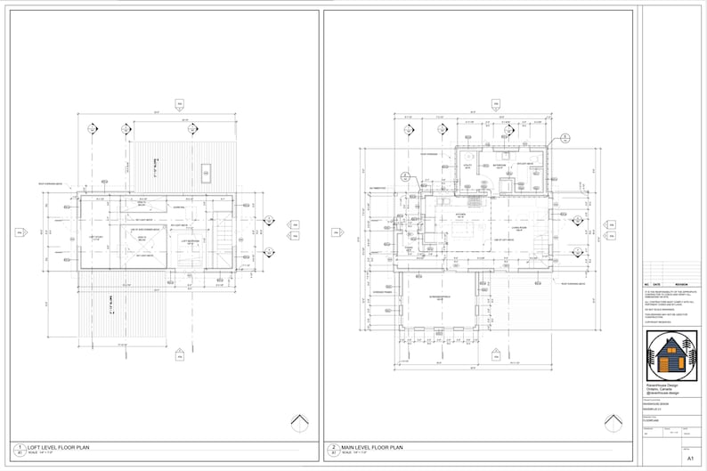 The Raven Plus PDF + CAD - Very Detailed Architectural House Plans - Etsy