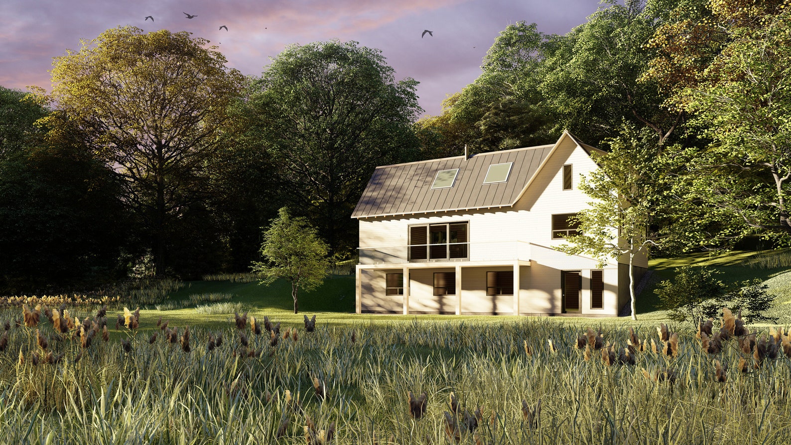 1625 SF Family Home Summerhouse Cabin Full Architectural House Plans - Etsy