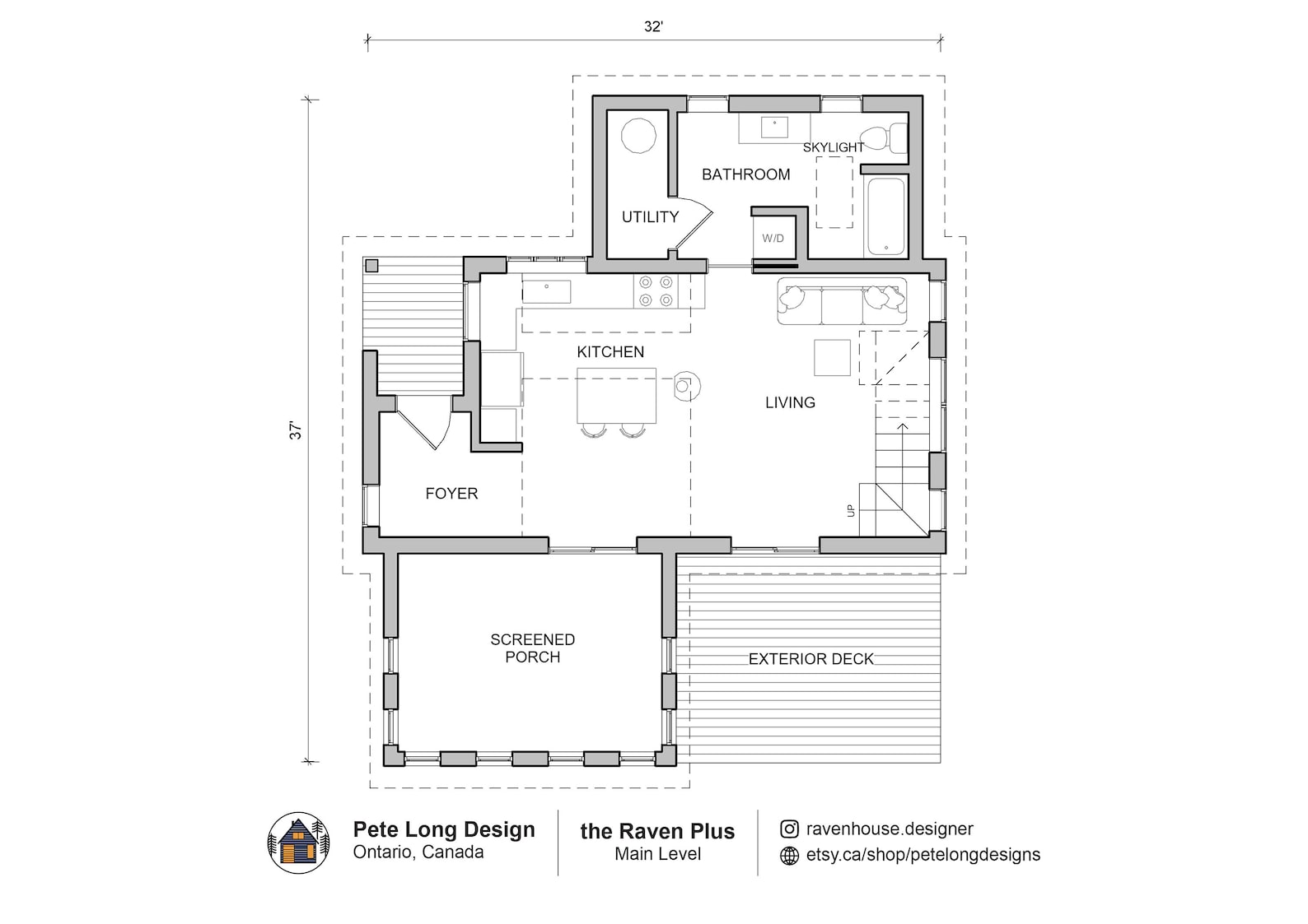 The Raven Plus - PDF - Very Detailed Architectural House Plans - Etsy