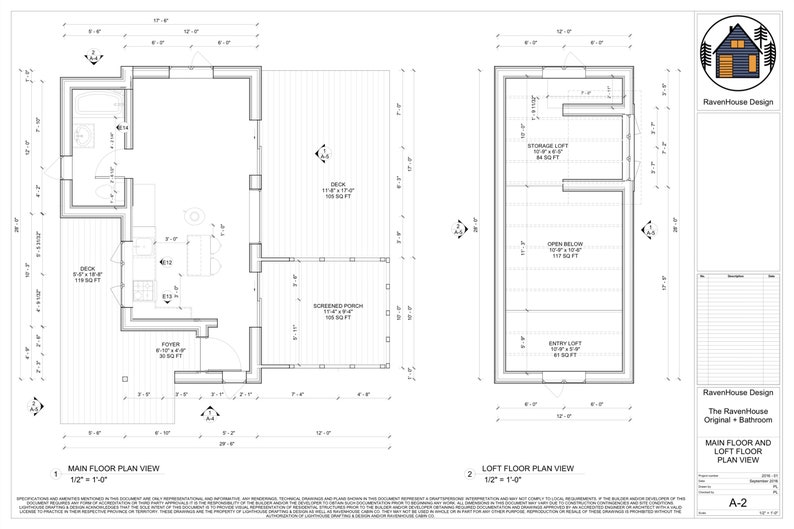 The OG Ravenhouse Cabin 490 Sq Ft Instant Download Plans - Etsy Canada