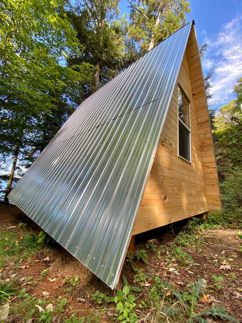 Easy-to-build A-frame Cabin (PDF+CAD) - Highly Detailed Cabin-building ...