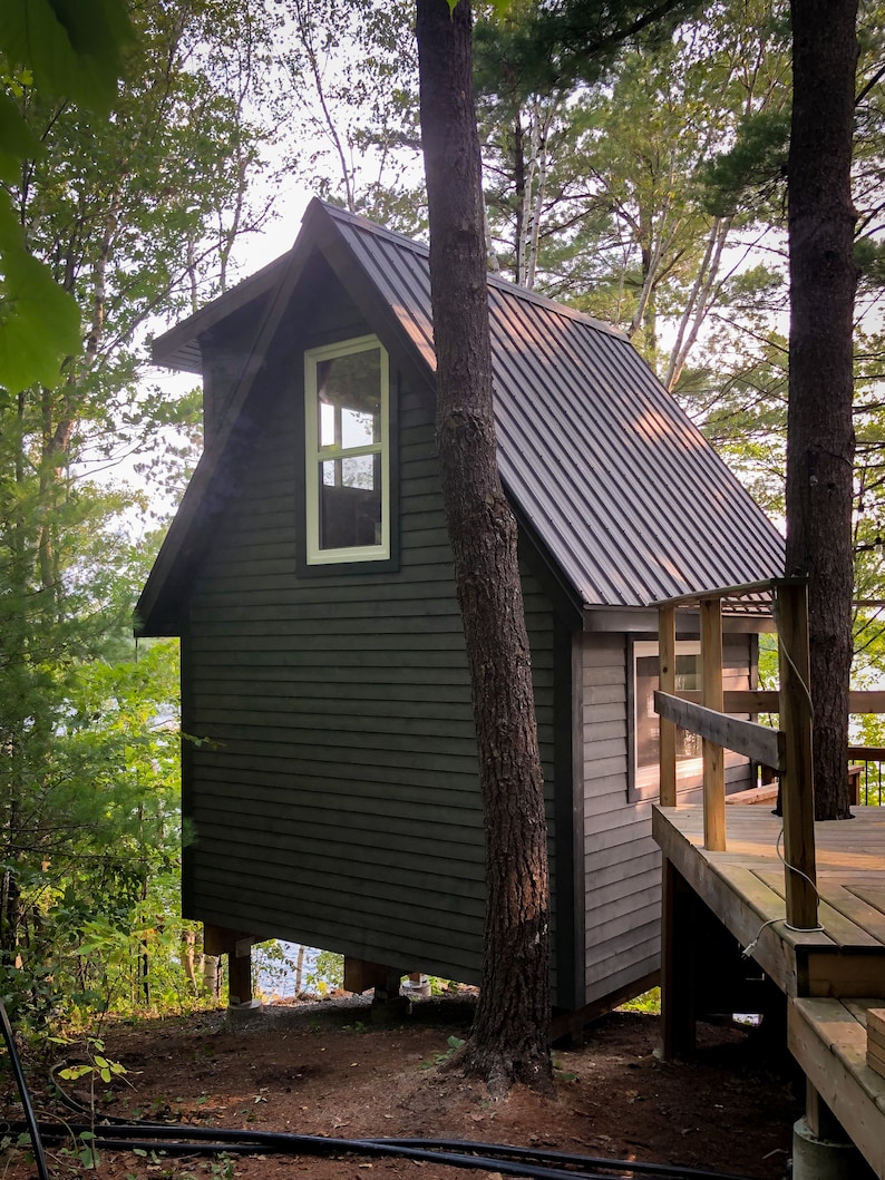 The Raven Mini 210 Sq Ft No Permit Required Tiny House Cabin - Etsy Canada