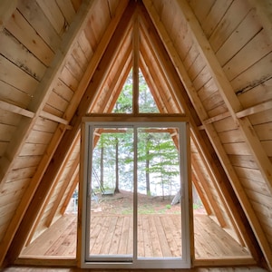 Easy-to-build A-frame Cabin (PDF+CAD) - Highly Detailed Cabin-building ...