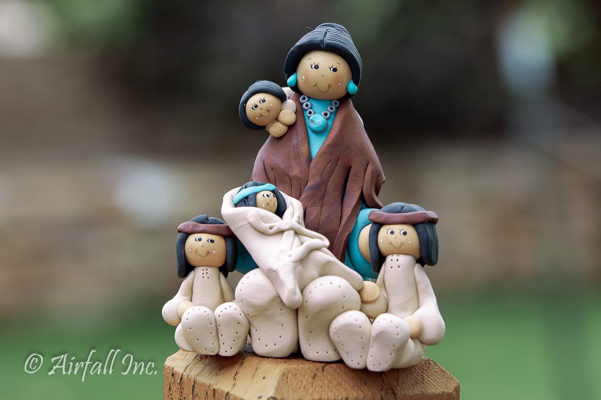 Storyteller Figurine by Mary Weaver, 1994 - Etsy