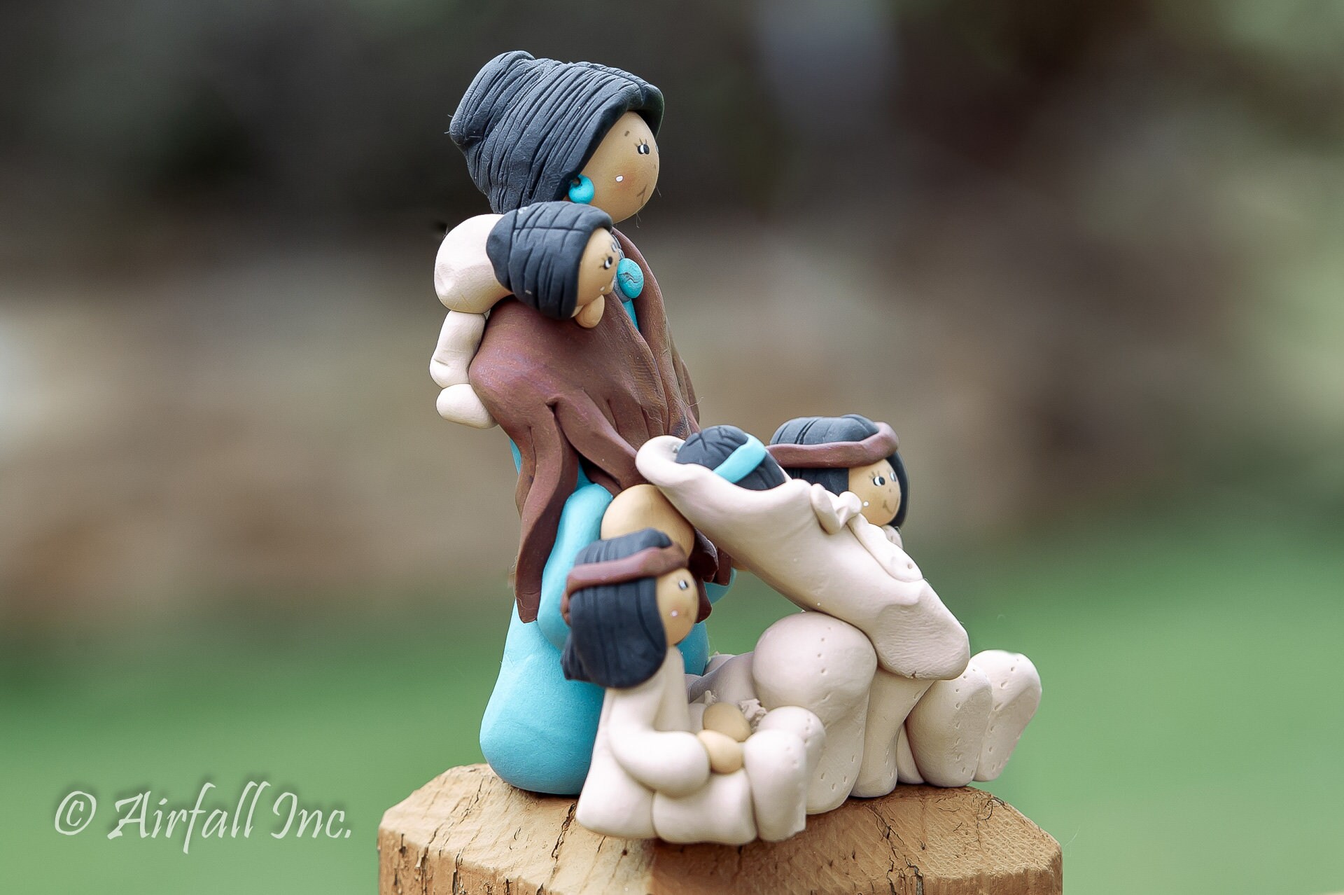 Storyteller Figurine by Mary Weaver, 1994 - Etsy