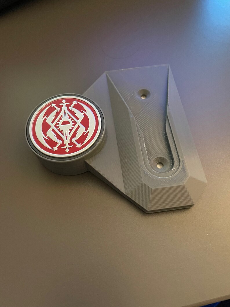 Lightsaber Wall Mount | Legacy Emblem Display | Command Strip Mountable ...