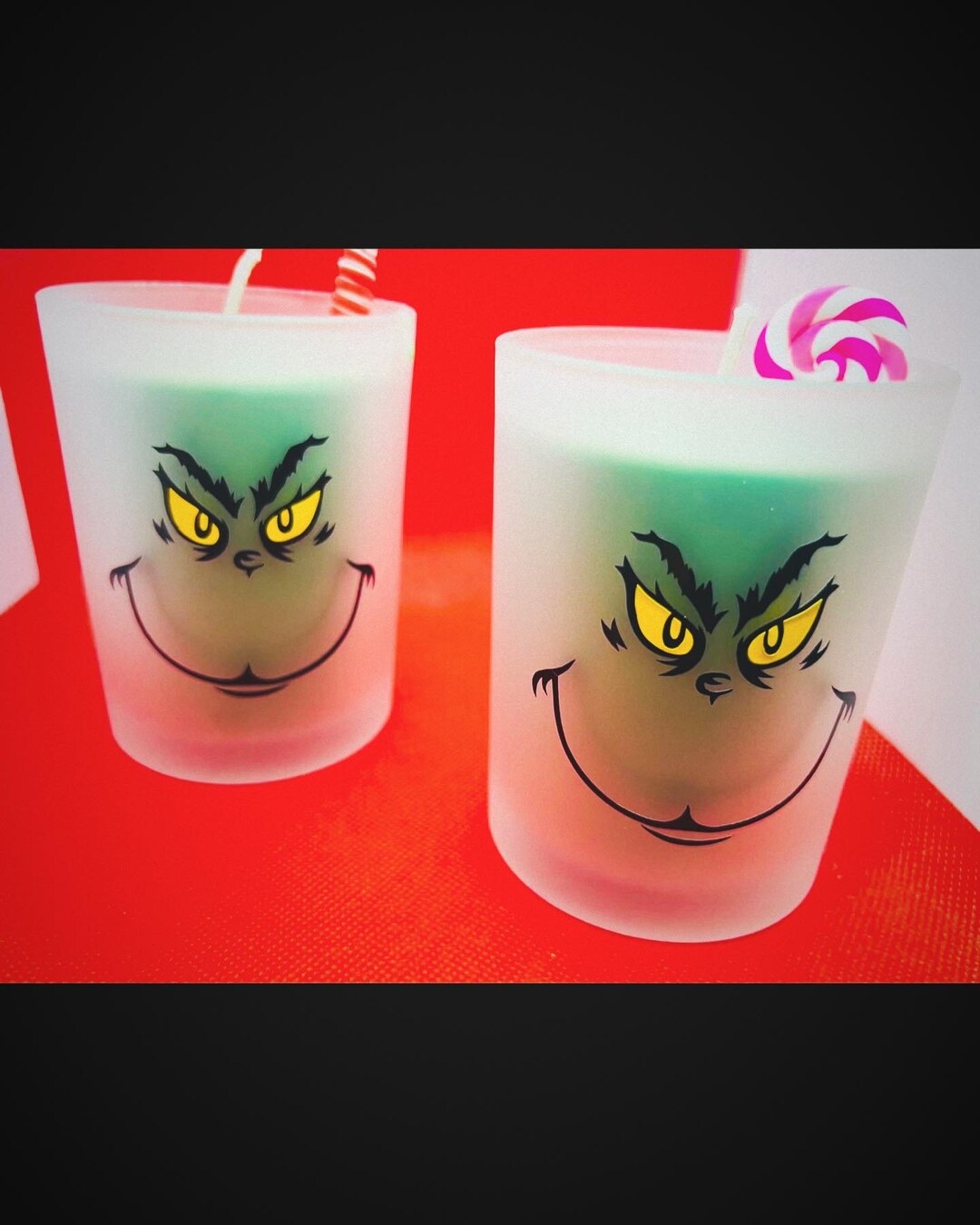Grinch Candles - Etsy