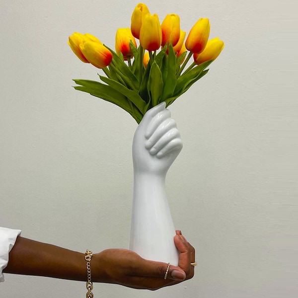 Hand Vase - Etsy