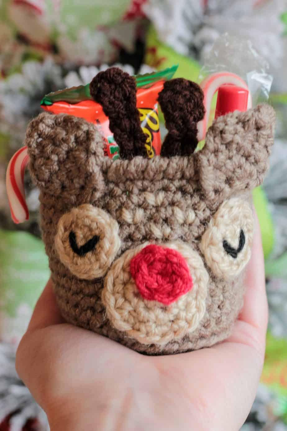 Christmas Reindeer Basket - Etsy