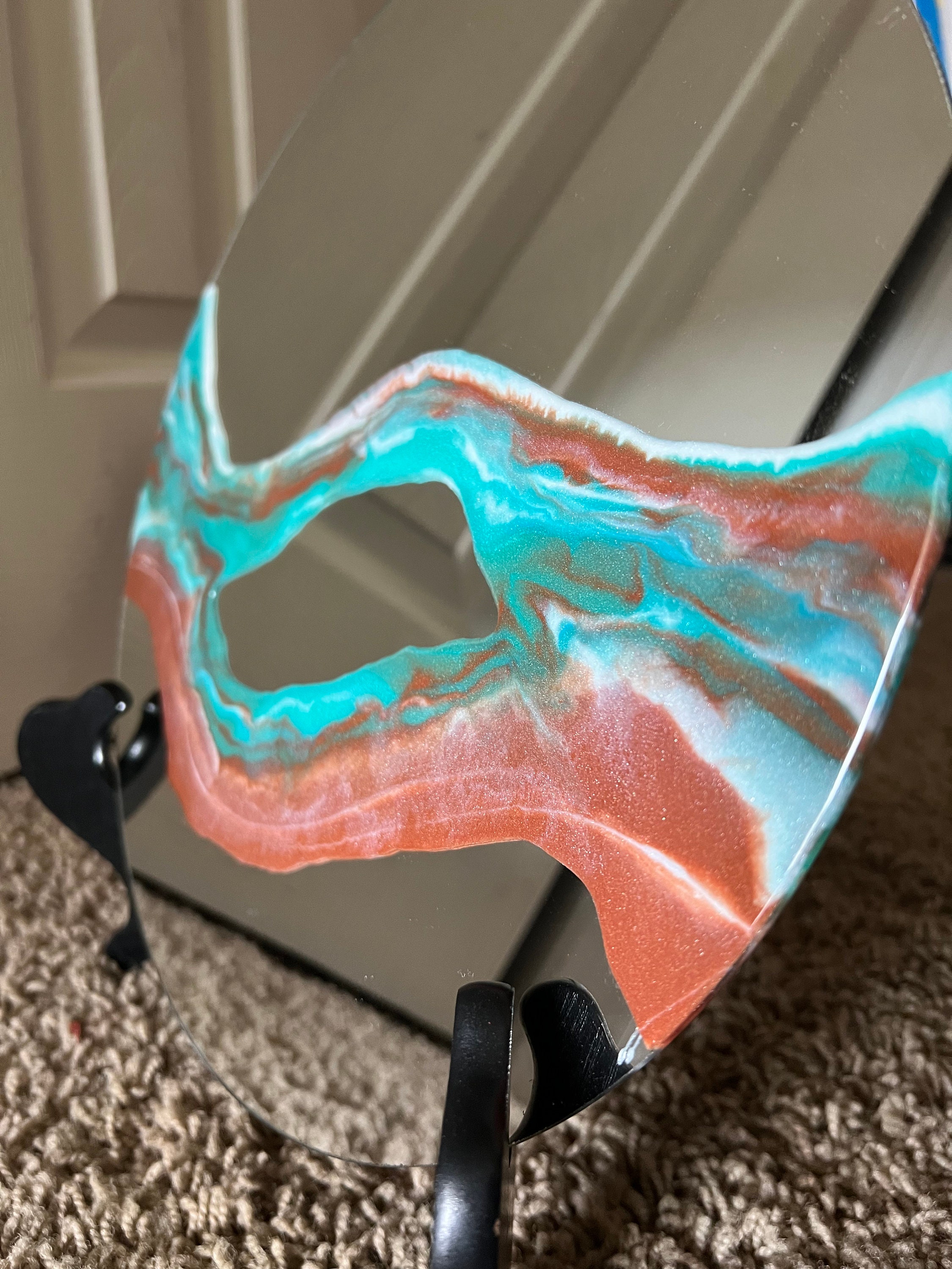 Arizona Turquoise Resin Mirror - Etsy