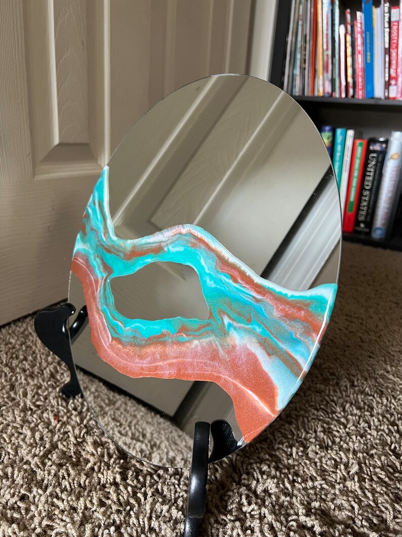Arizona Turquoise Resin Mirror - Etsy