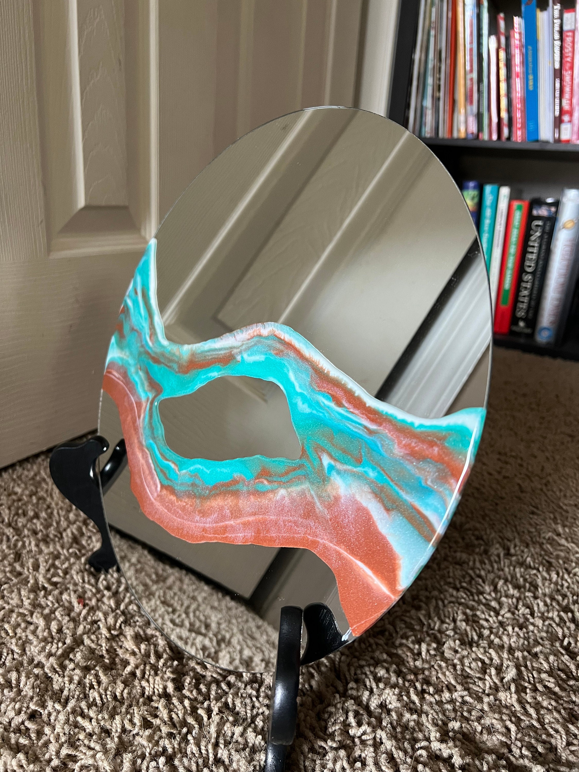 Arizona Turquoise Resin Mirror - Etsy