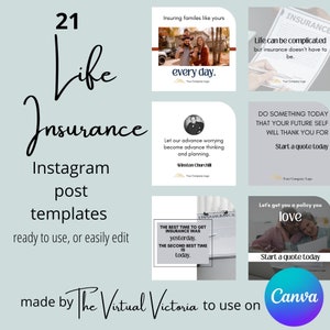 21 Ready to Use Social Media Posts for Life Insurance Agent | Insurance ...