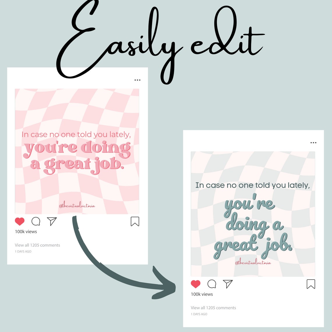 86 Ready to Use Social Media Posts | Mom Quotes | Instagram Template ...