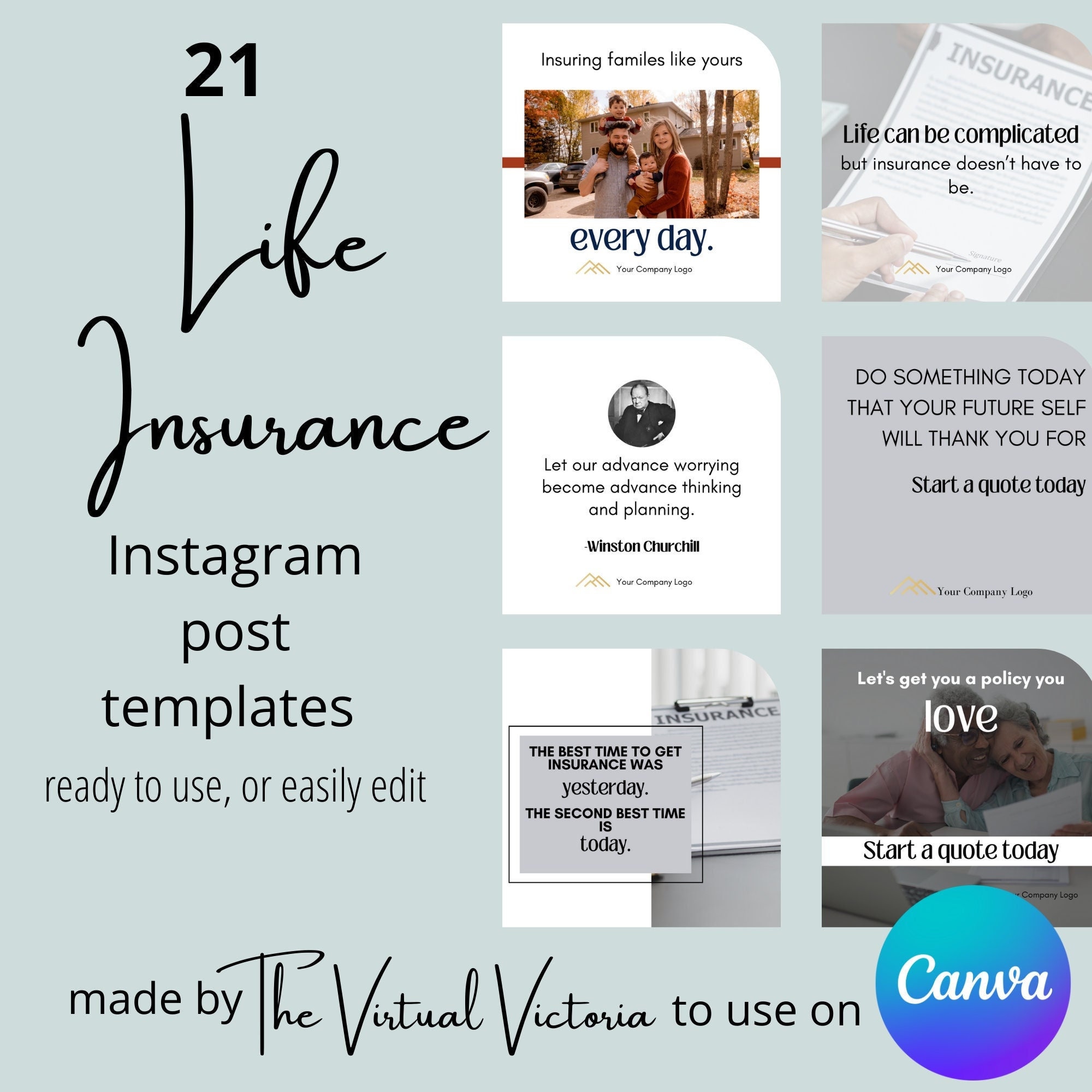 21 Ready to Use Social Media Posts for Life Insurance Agent | Insurance ...