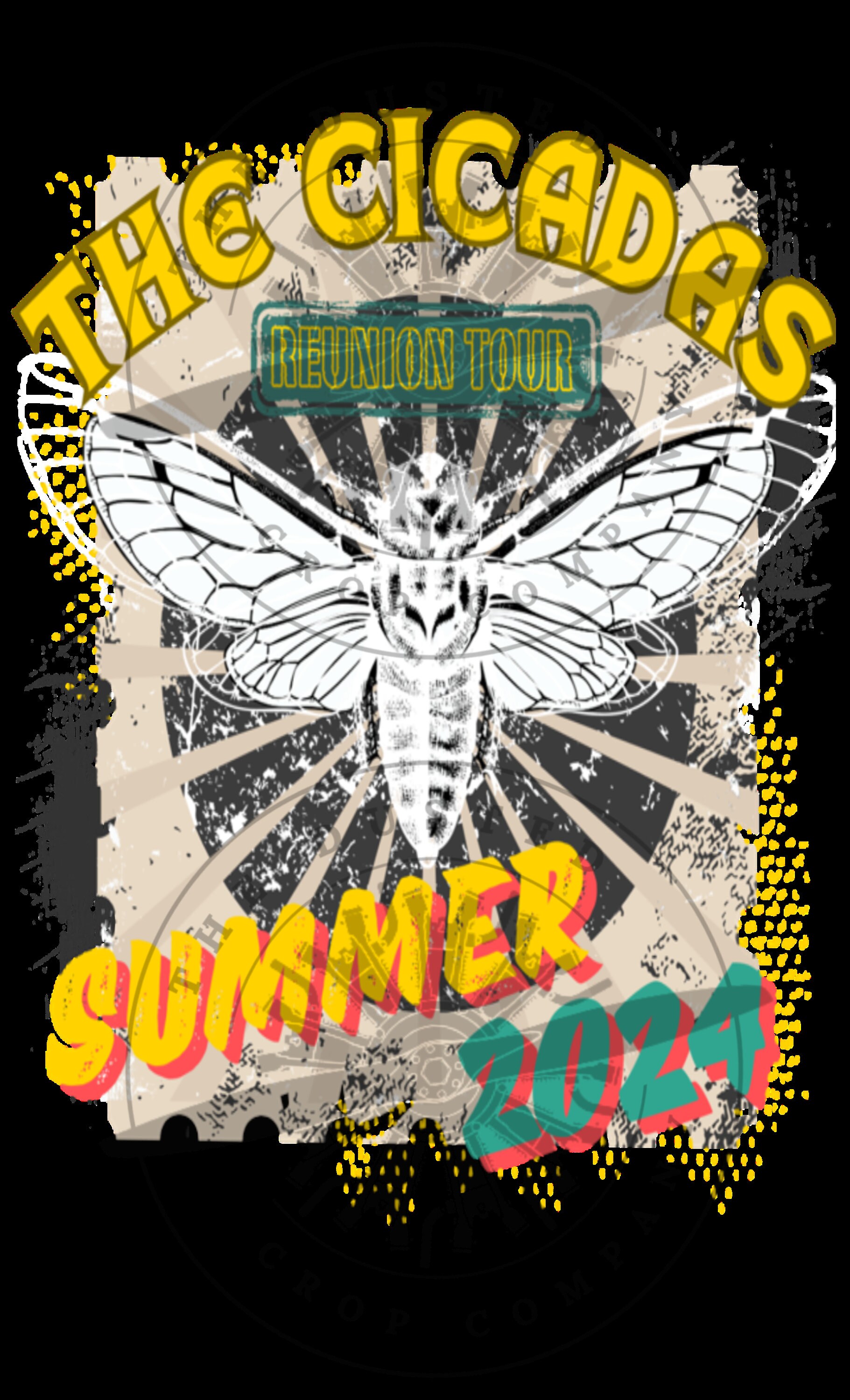 The Cicadas Reunion Tour Summer 2024 Trendy PNG Tshirt Design ...