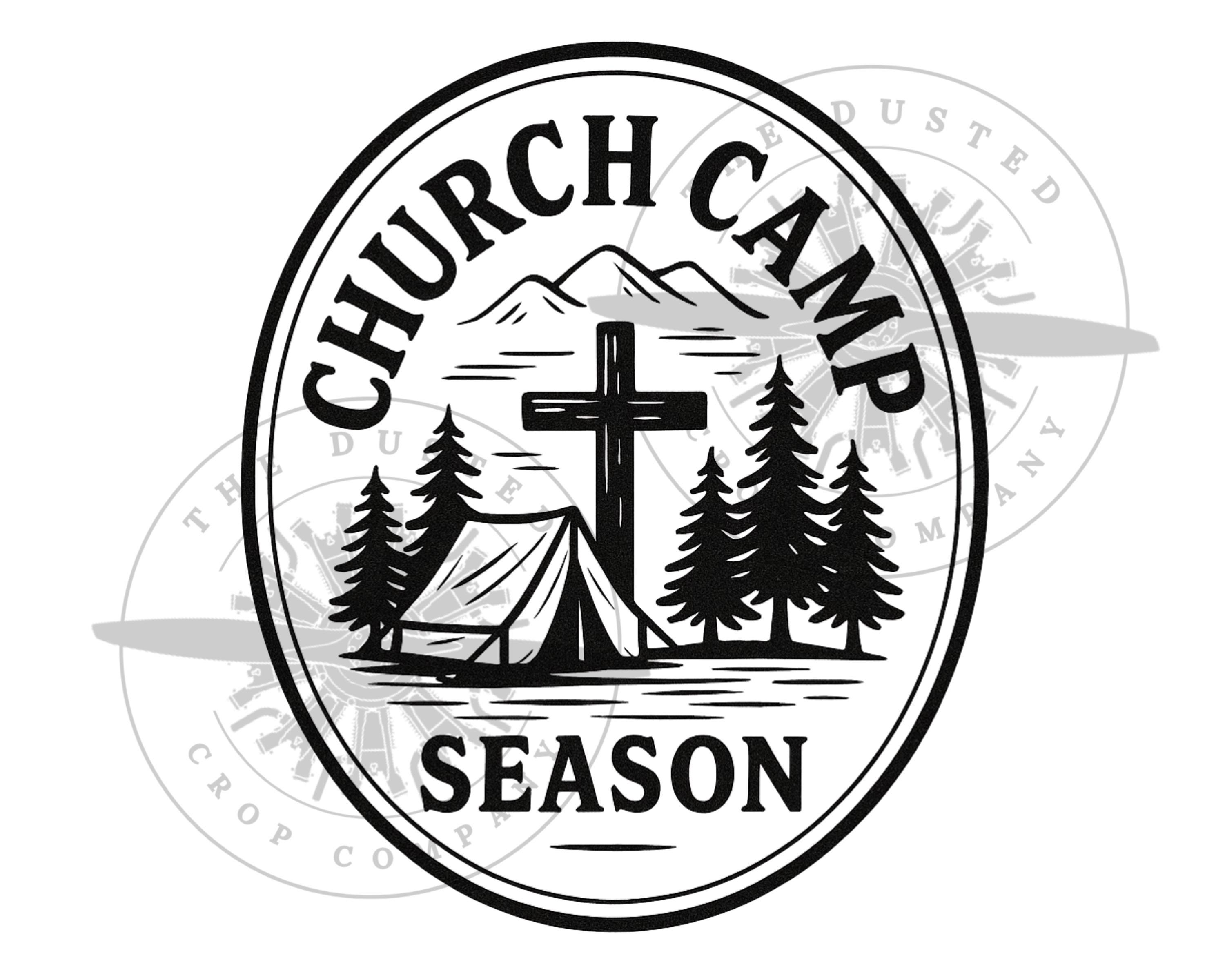Church Camp Season SVG PNG Christian Summer Camping Shirt Sublimation ...