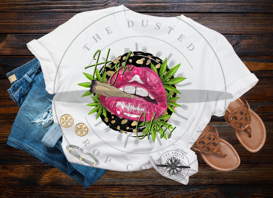 High Class Marijuana Lips Sublimation Digital Download - Etsy