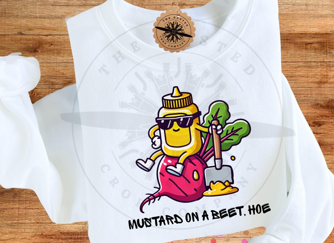 Mustard on a Beet Trendy Shirt Design - Etsy