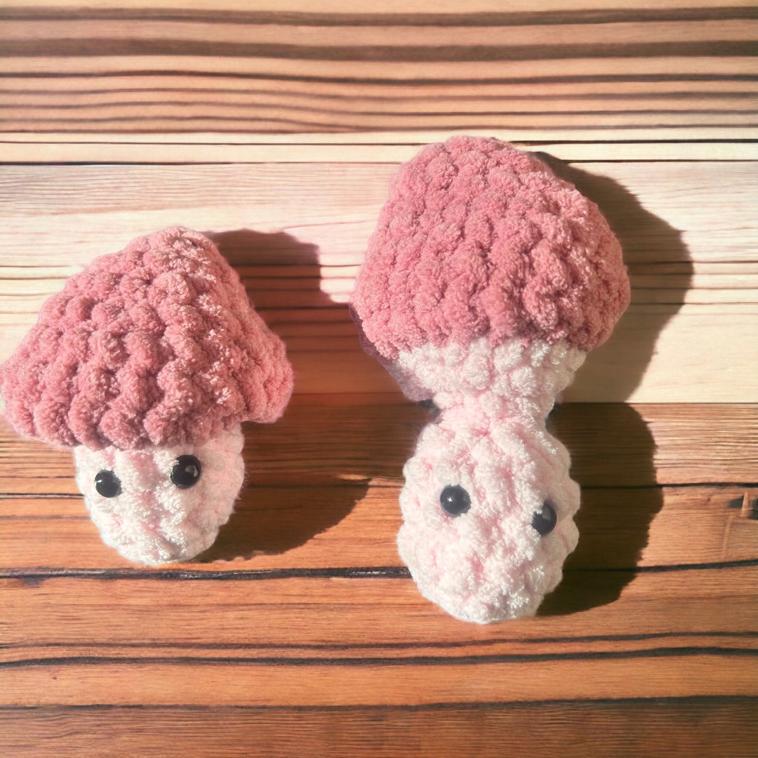 Crochet Mushi Mushroom Pop It Plushie | Ready to Ship! - Etsy